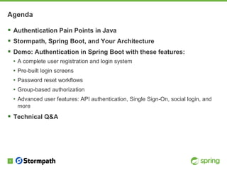 Spring Boot Authentication...and More! | PPTX | Operating Systems | Computer Software and ...