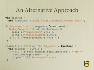 Message Passing vs. Data Synchronization | PPT