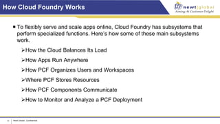 Pivotal Cloud Foundry and its usage in ecosystem | PPTX