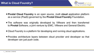 Pivotal Cloud Foundry and its usage in ecosystem | PPTX