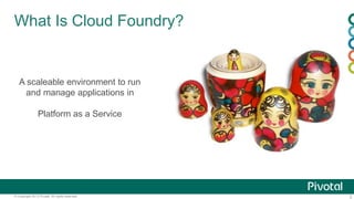 Pivotal cloud foundry introduction | PPT