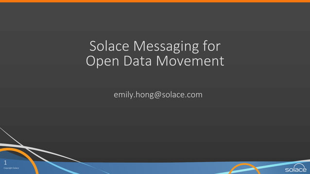 Solace Messaging for Open Data Movement | PDF | Cloud Computing | Internet