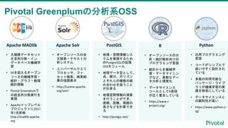 Pivotal Greenplum 次世代マルチクラウド・データ分析プラットフォーム | PPT