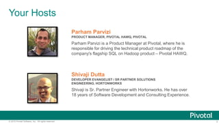 Pivotal HAWQ and Hortonworks Data Platform: Modern Data Architecture for IT Transformation ...