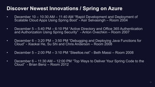 Erich Gamma at SpringOne Platform 2017 | PPT