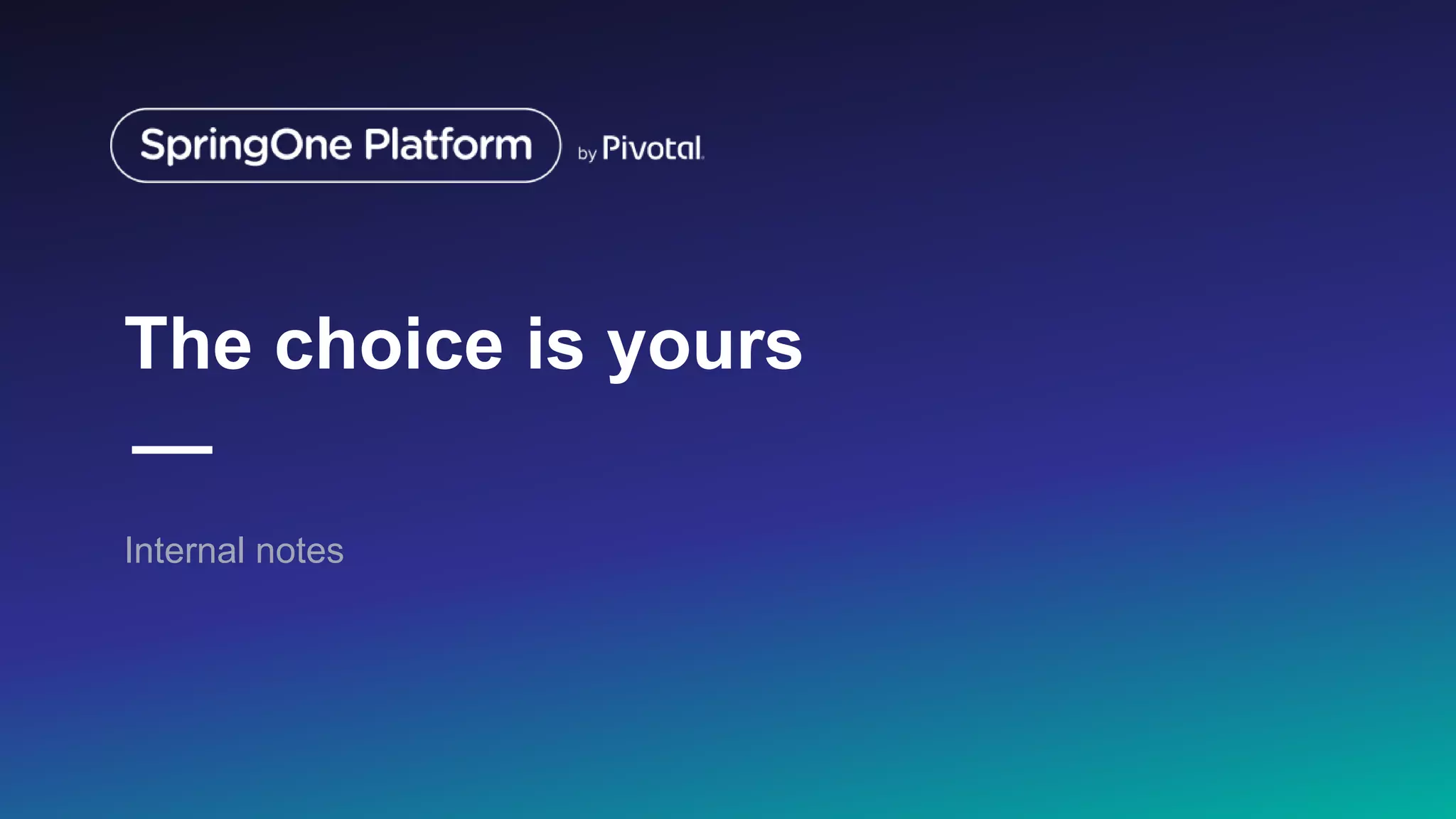 Stéphane Nicoll and Madhura Bhave at SpringOne Platform 2017 | PPT