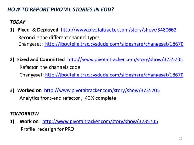 Pivotal Tracker - Quick Start Guide | PPT