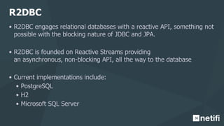 End-to-End Reactive Data Access Using R2DBC with RSocket and Proteus | PPT