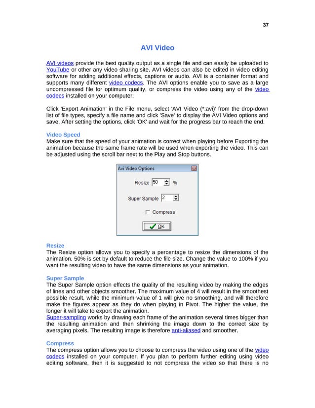 PIVOT ANIMATOR - USER GUIDE - VIDEO EDITING AND MAKING SOFTWARE | PDF | Computer Animation ...