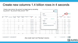 PivotBillions: Analyzing 1.5 Billion Rows of NYC Taxi Data | PPT