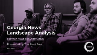 Georgia Media Landscape Analysis | PDF