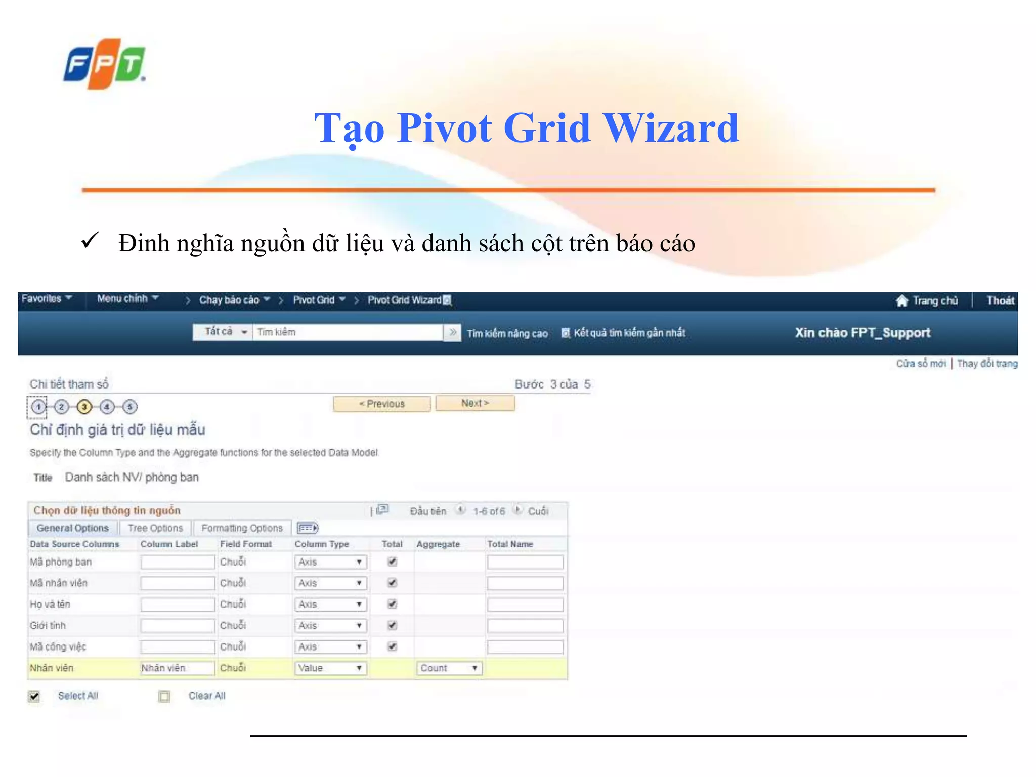 Pivot grid on ps v1.0 | PPTX