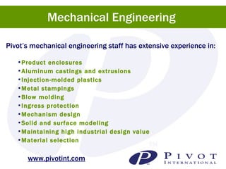 Pivot International Introduction | PPT