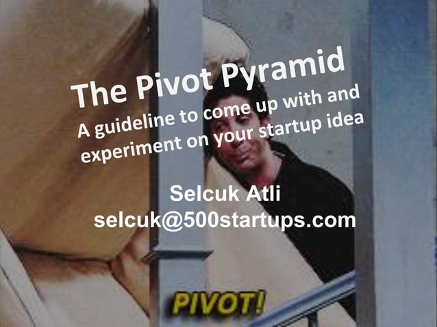 Pivot Pyramid - A guideline to experiment with and pivot your startup | PPTX