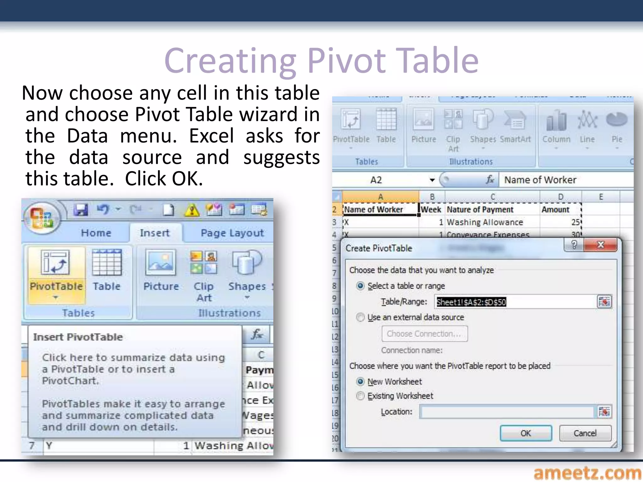 Pivot table | PPTX