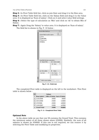Pivot table | PDF