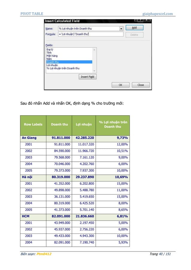 Pivot table-Power pivot-Power query | PDF