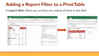 Mastering PivotTables and Dashboards in Microsoft Excel for Data ...