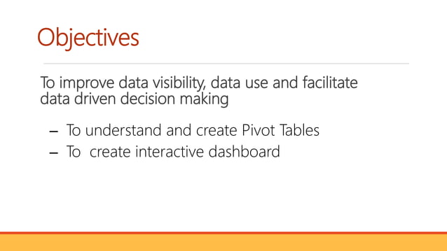 Pivot table and Dashboard in microsoft excel | PPTX | Computing | Technology & Computing