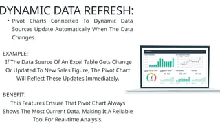 Pivot Tables & Pivot Chart's presented by | PPTX