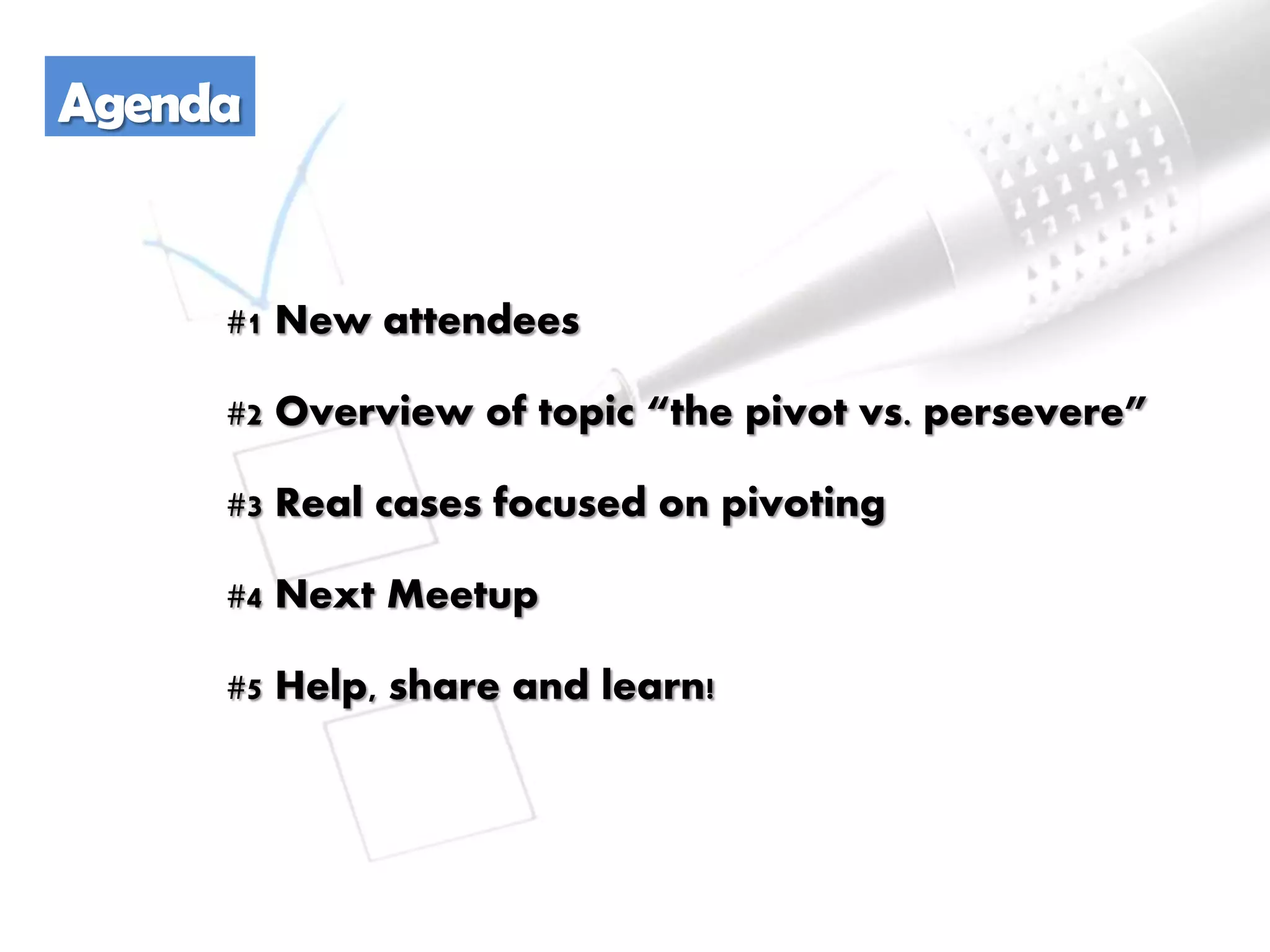 Lean Startup: Pivot vs Persevere | PDF