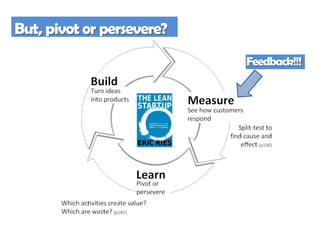 Lean Startup: Pivot vs Persevere | PDF