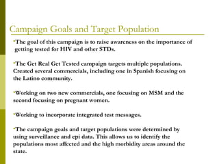 Get Real. Get Tested. | PPT | Infectious Diseases | Diseases and Conditions