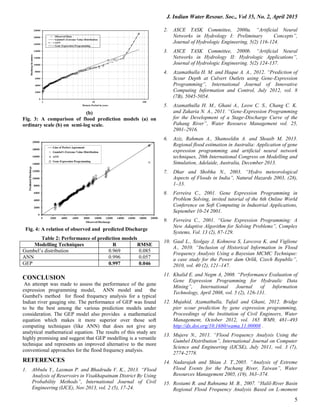APPLICATION OF GENE EXPRESSION PROGRAMMING IN FLOOD FREQUENCY ANALYSIS | PDF