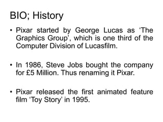 Pixar 'Studies' | PPTX