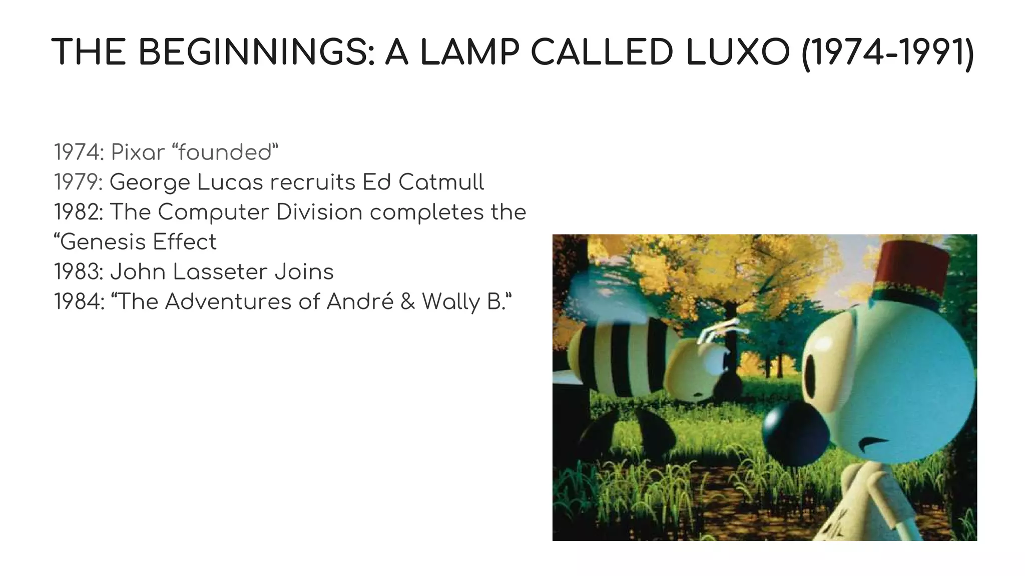 Pixar Company Presentation | PDF