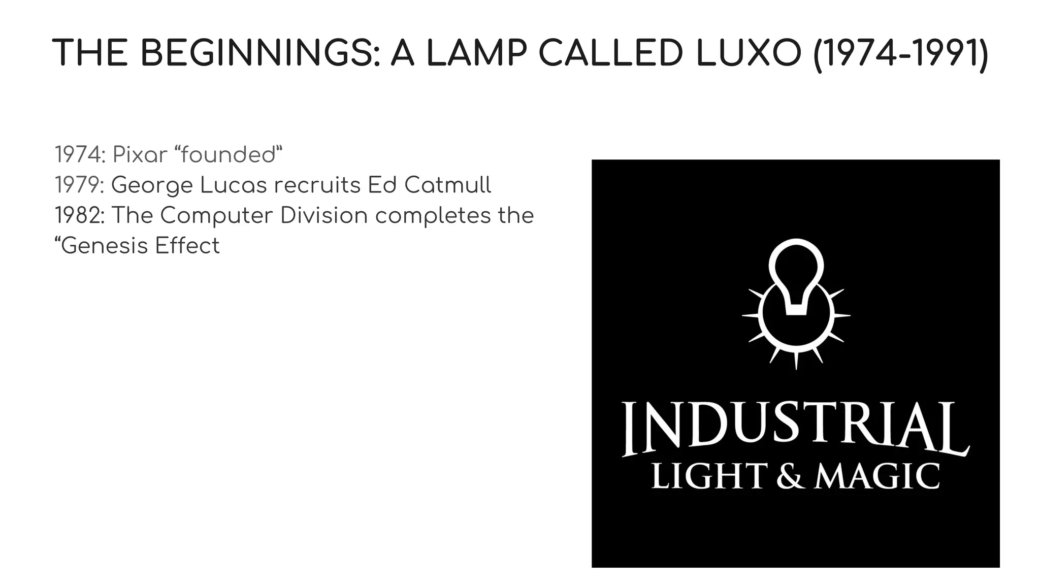 Pixar Company Presentation | PDF