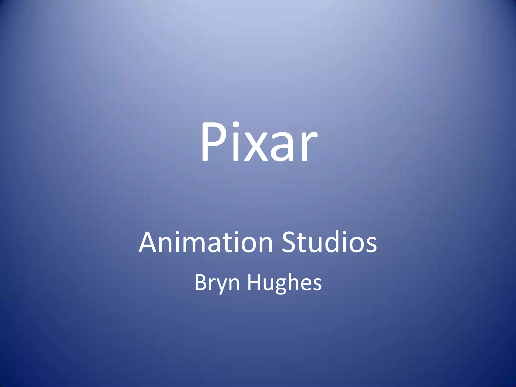 Pixar research | PPTX