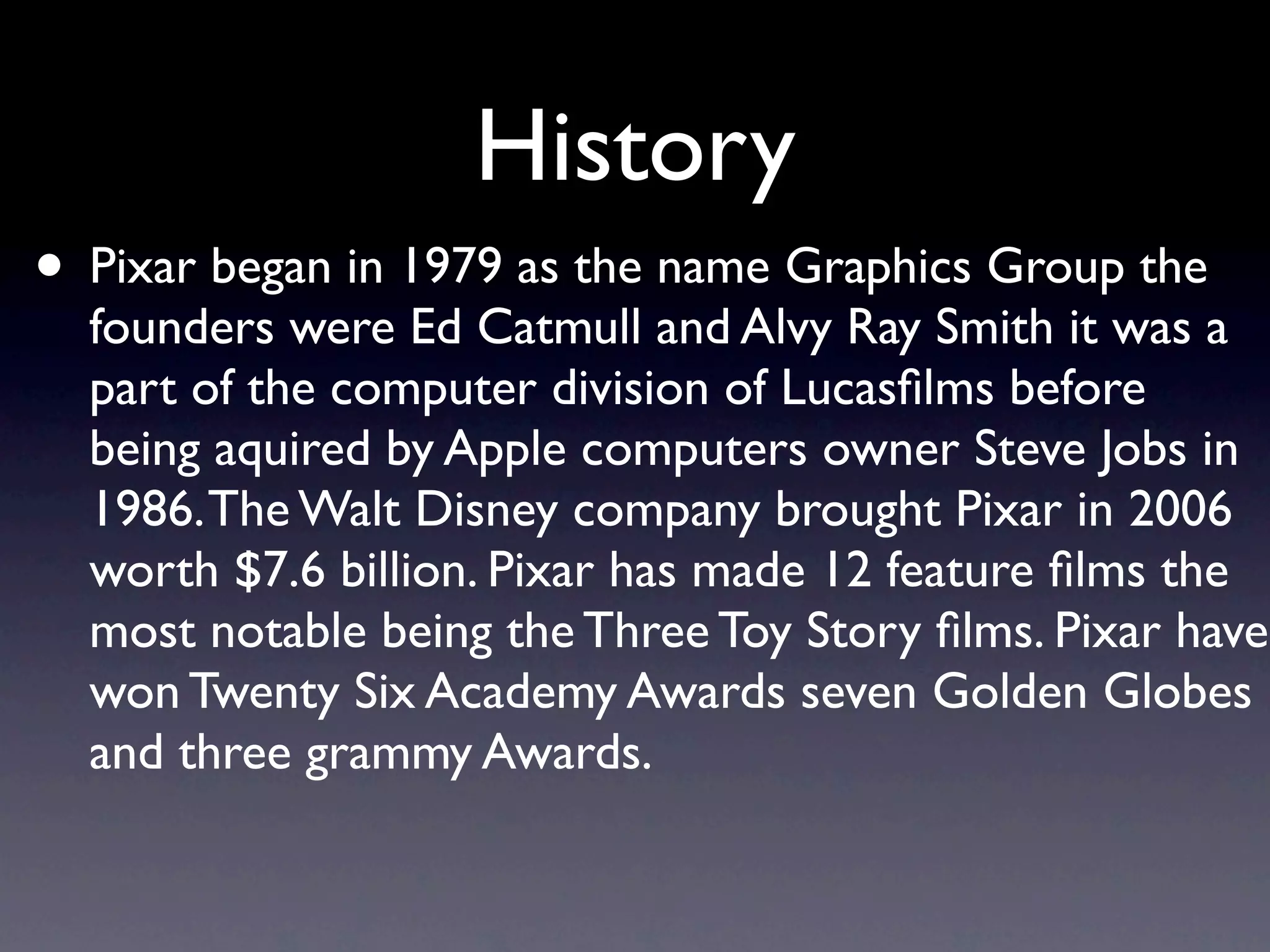 Pixar animation keynote | KEY
