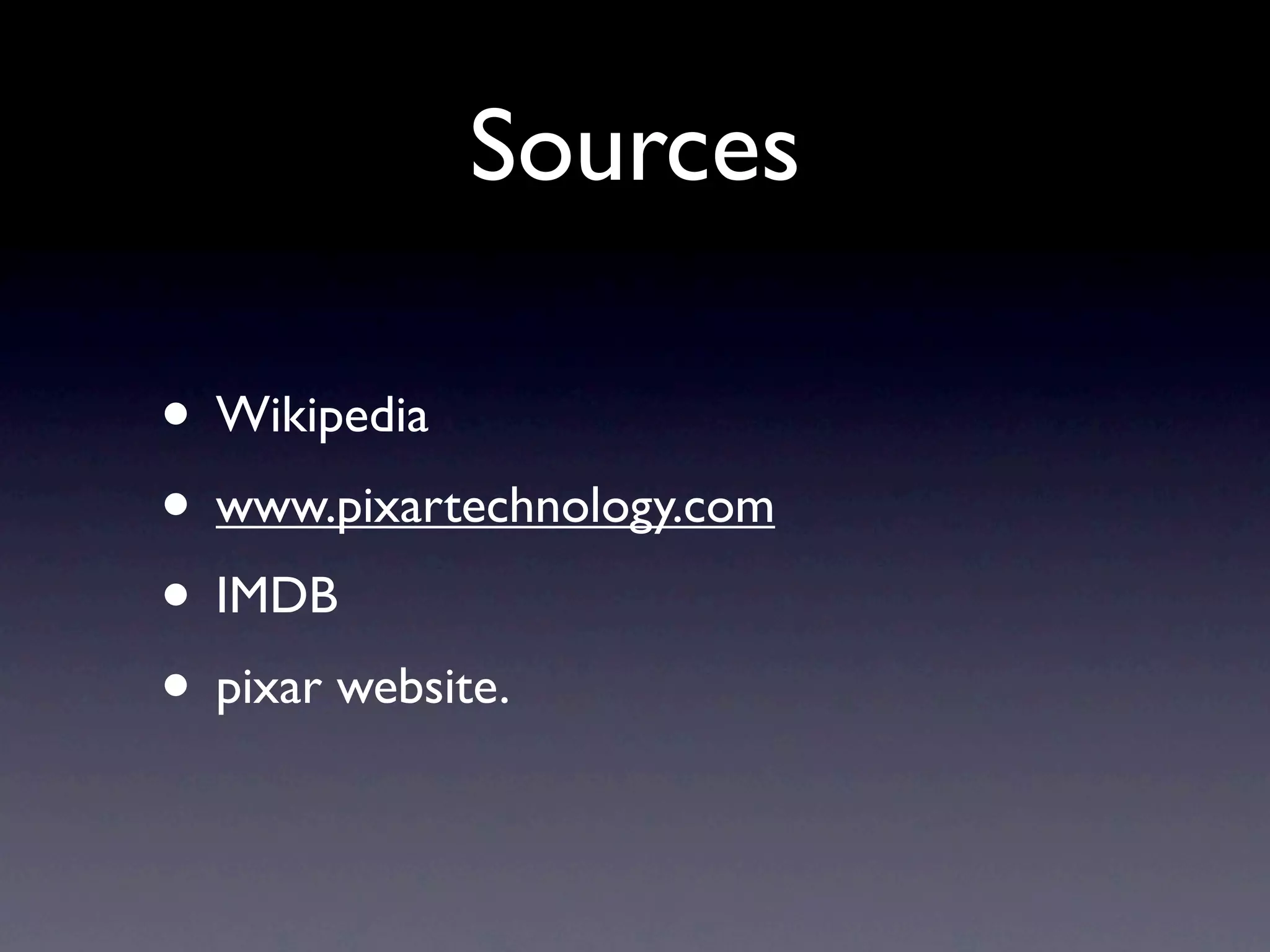 Pixar animation keynote | KEY