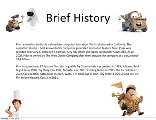Pixar keynote | PDF
