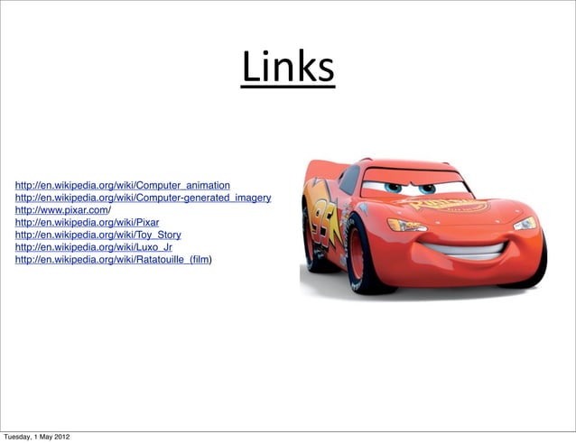 Pixar keynote | PPT