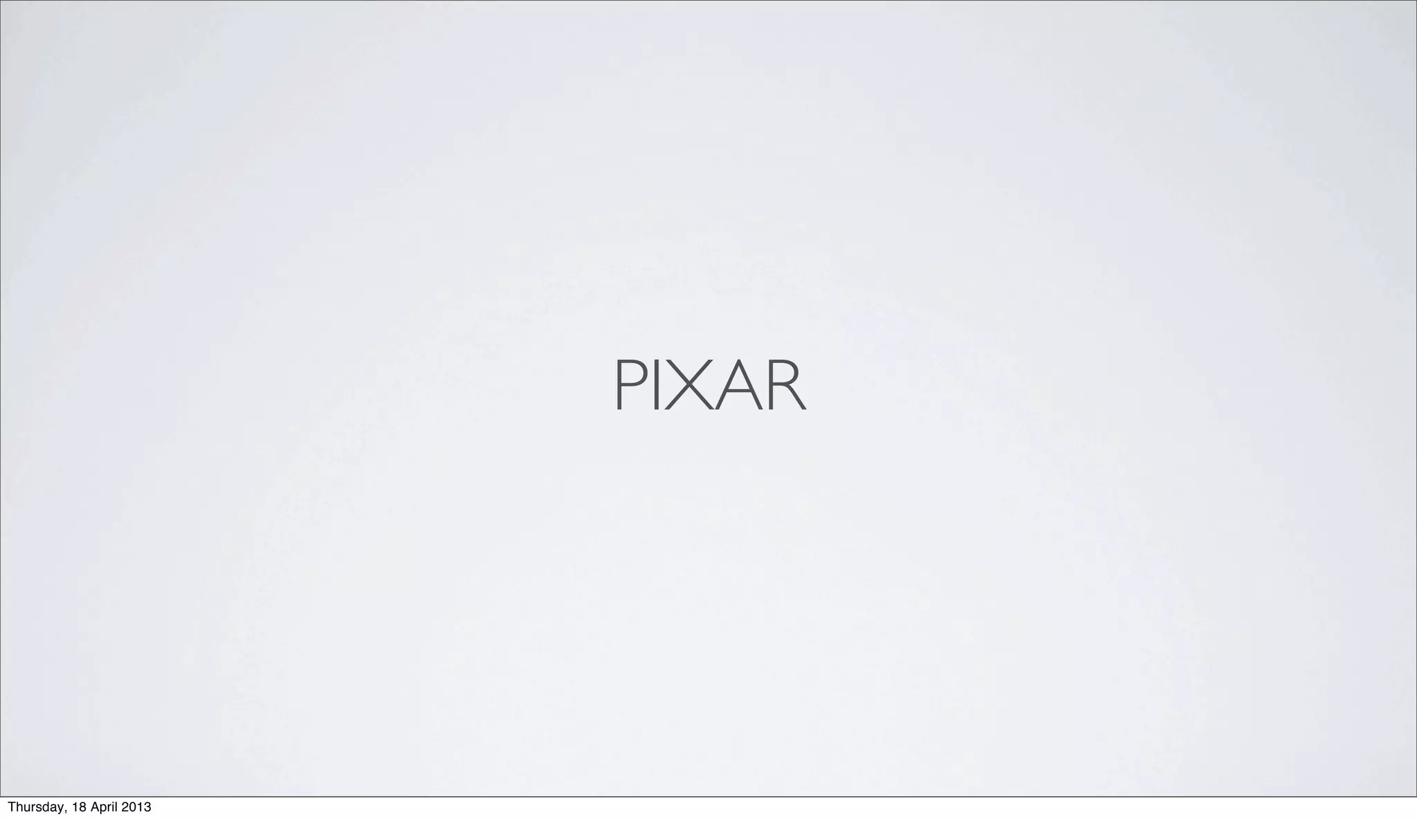 Pixar research | PDF