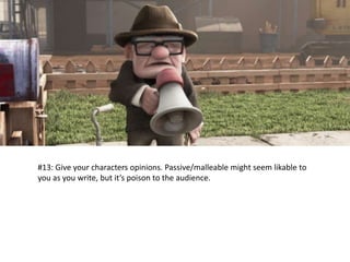 Pixars 22 rules for storytelling (an adapation) | PPTX