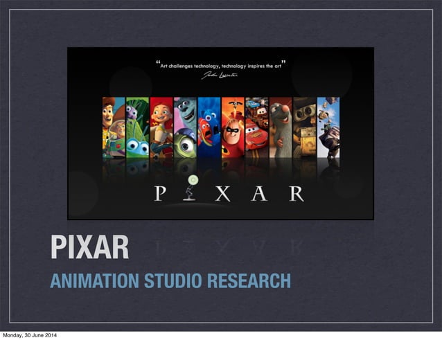 Pixar studio research | PPT
