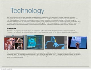 Pixar studio research | PDF