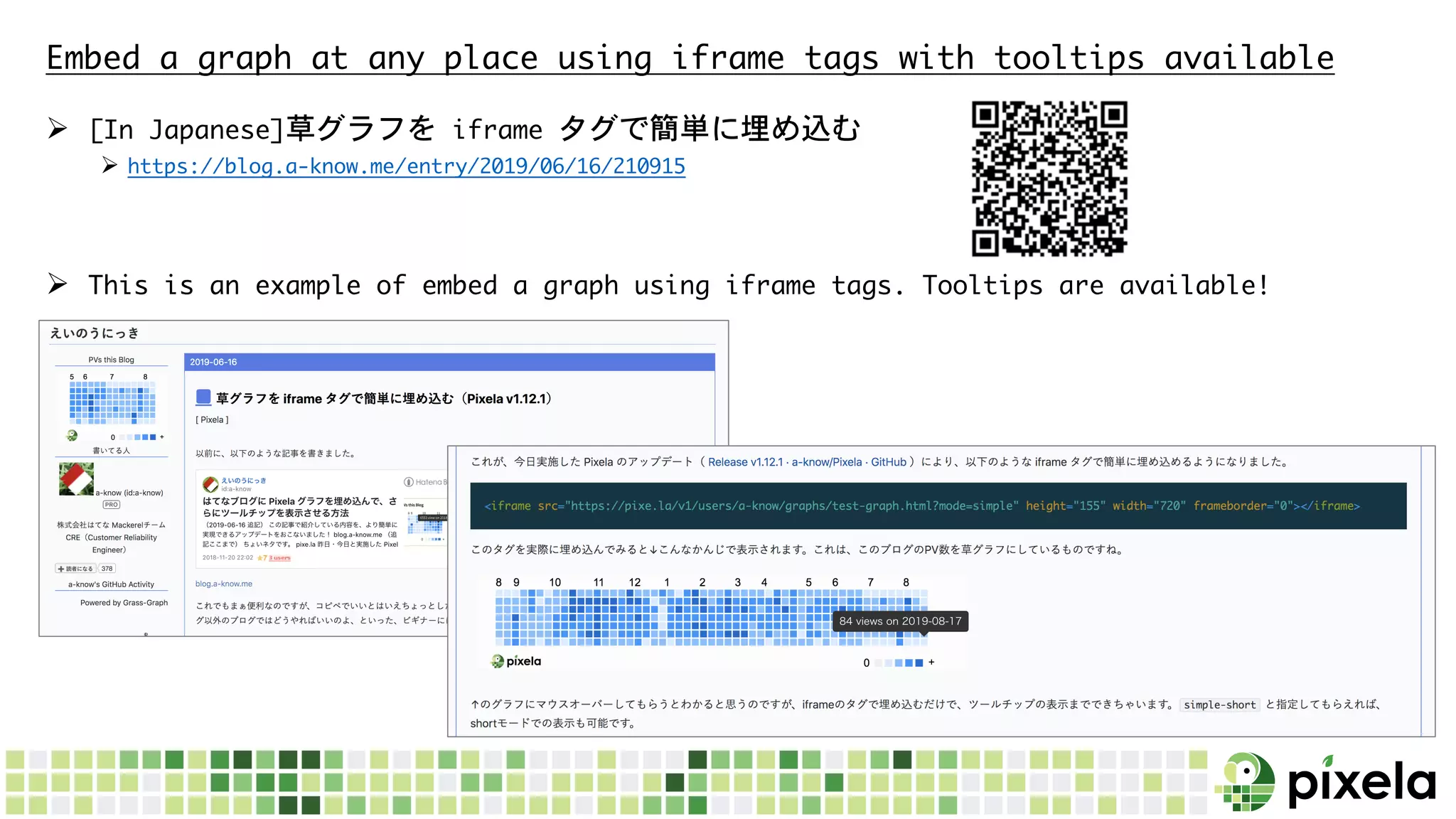 Pixela introduction document - builderscon 2019 | PPT