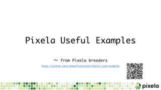 Pixela introduction document - builderscon 2019 | PPT