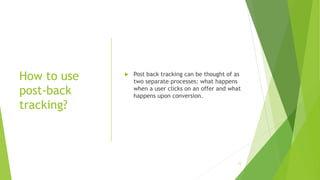 Pixel and postback tracking | PPT