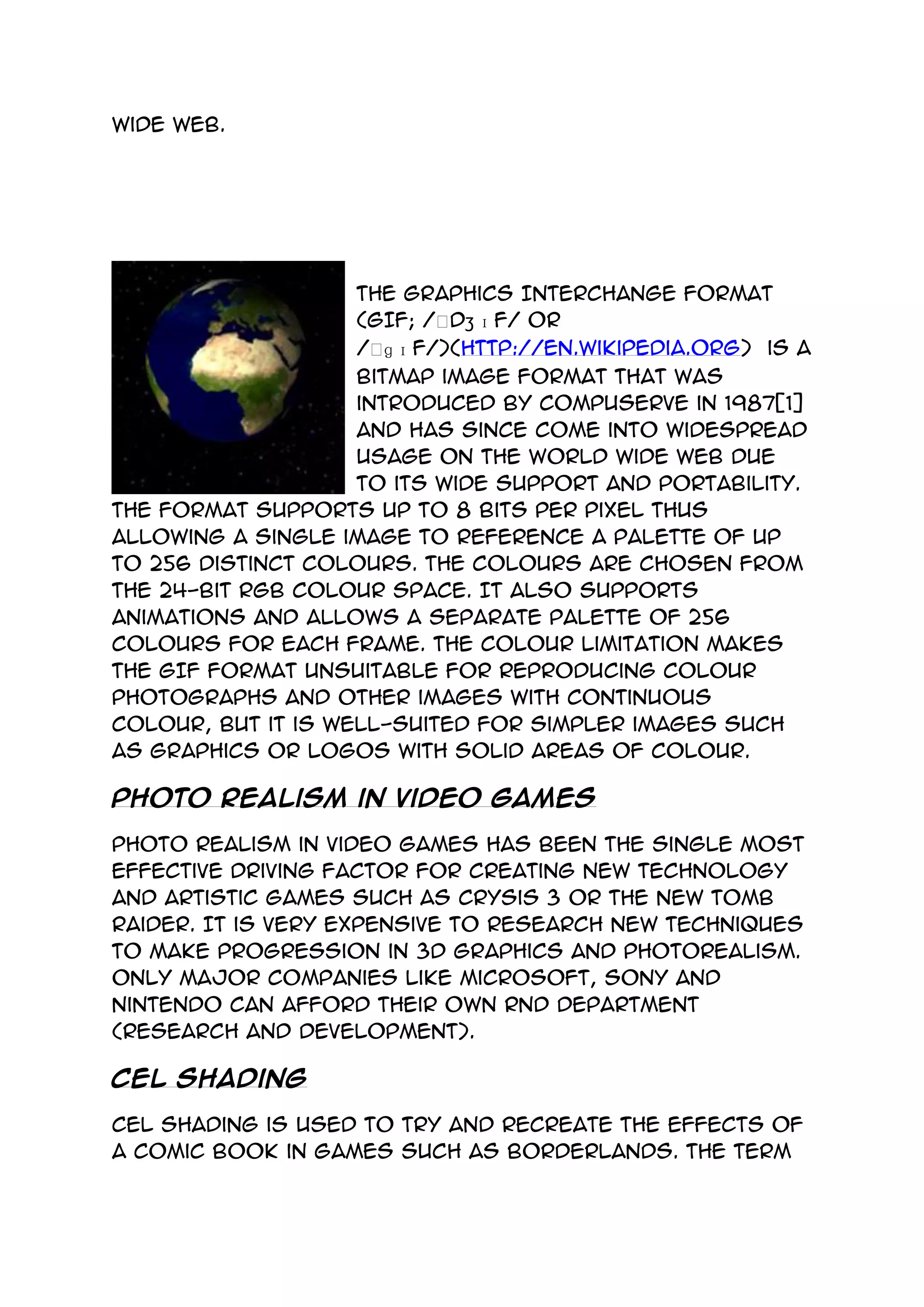 Pixel and resolution | DOCX | Computer Animation | Computer Software and Applications