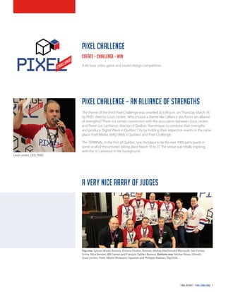 Pixel Challenge 2015 | Event Report | PDF