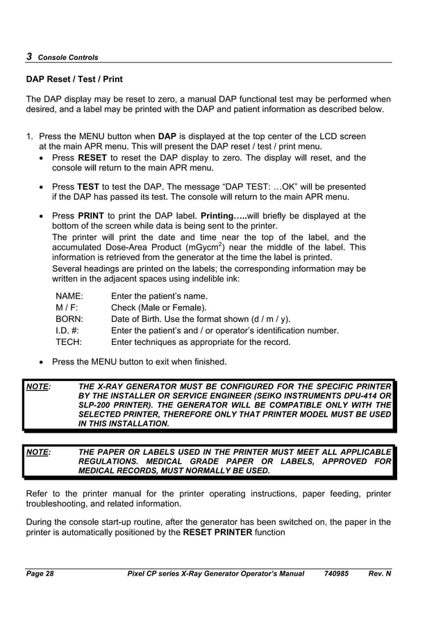 Pixel cp operators manual | PDF