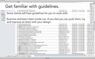 Subjective Guide to Screen Design - part 1 | PDF