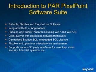 PixelPoint Software Overview | PPT