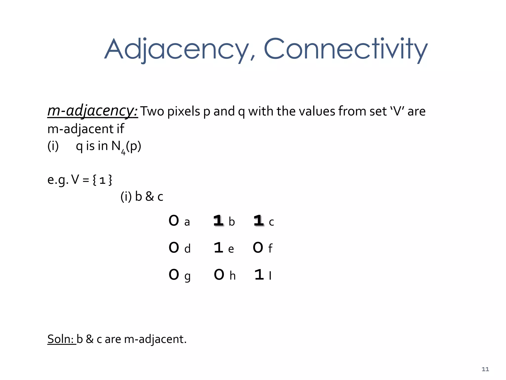 Pixel relationships | PDF