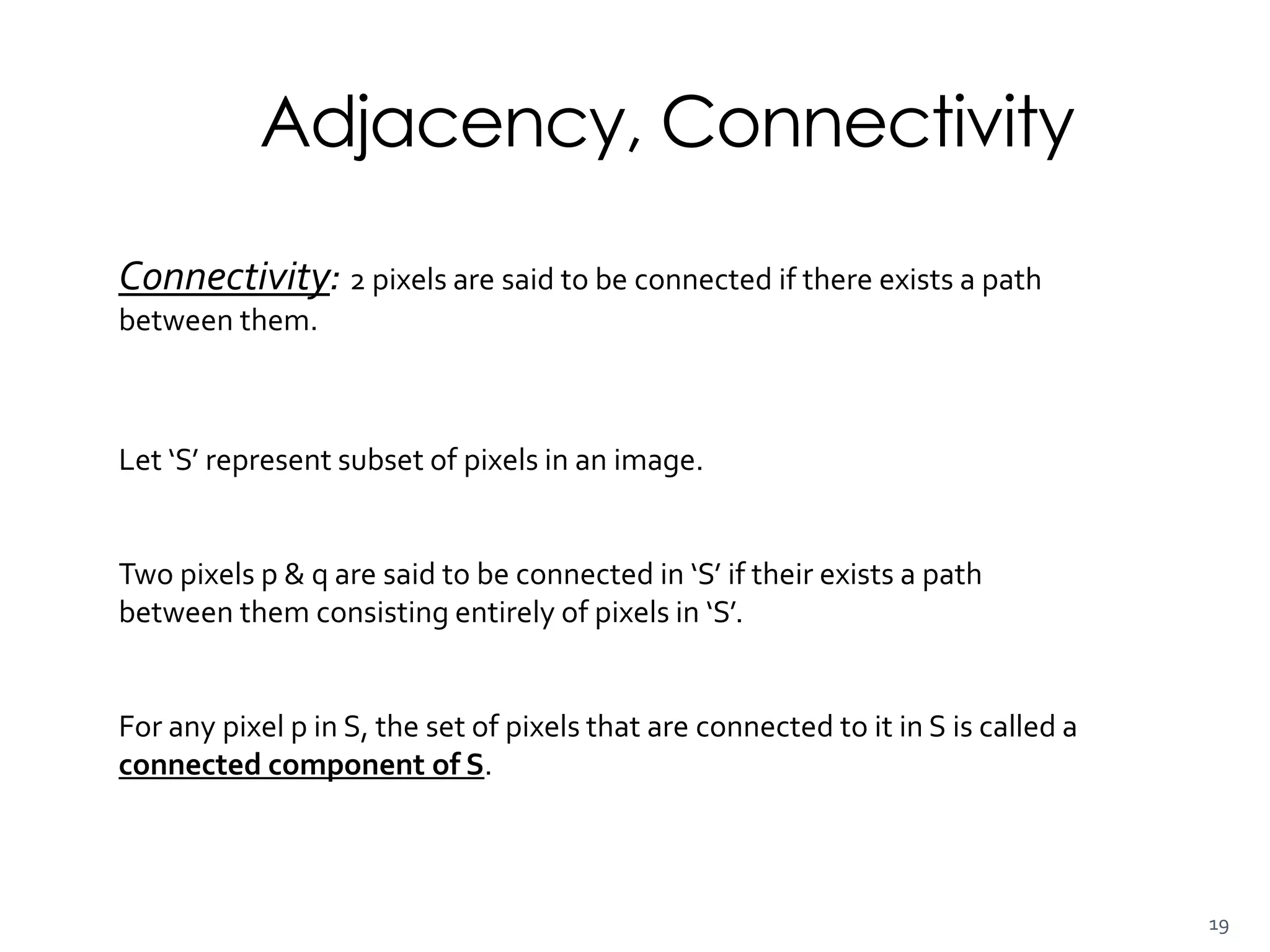 Pixel relationships | PDF